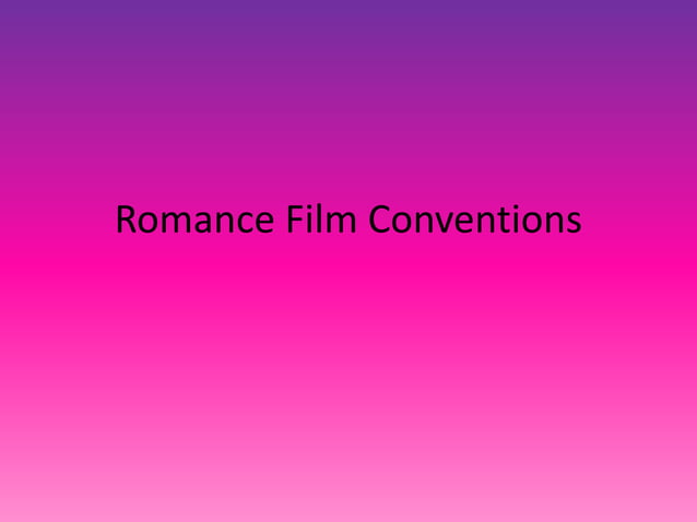 Genre Analysis Romance | PPTX