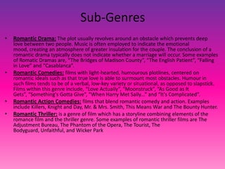 Genre Analysis Romance | PPTX