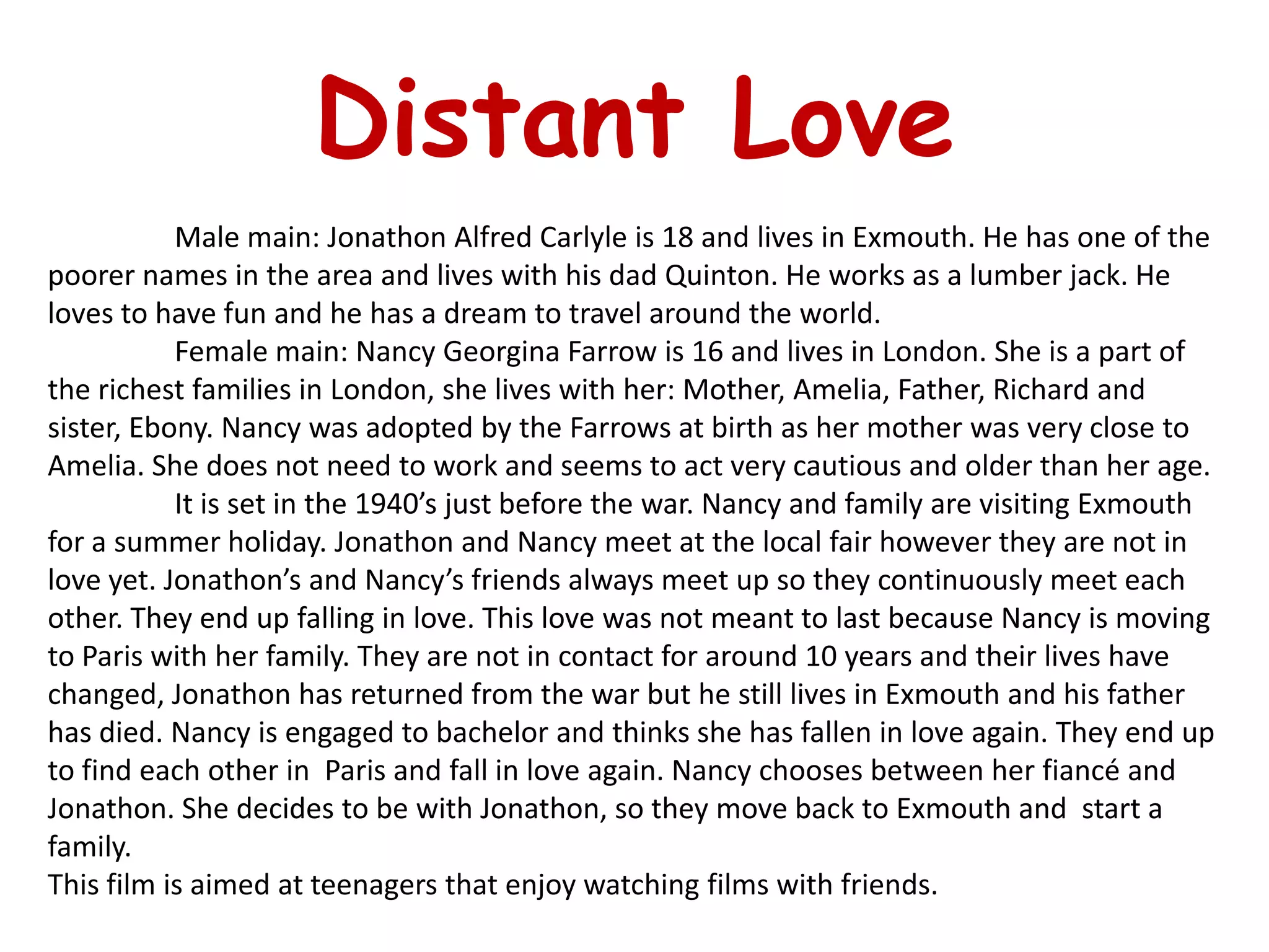 Romance film genre | PPTX