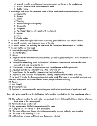 Roman city requirements | PDF