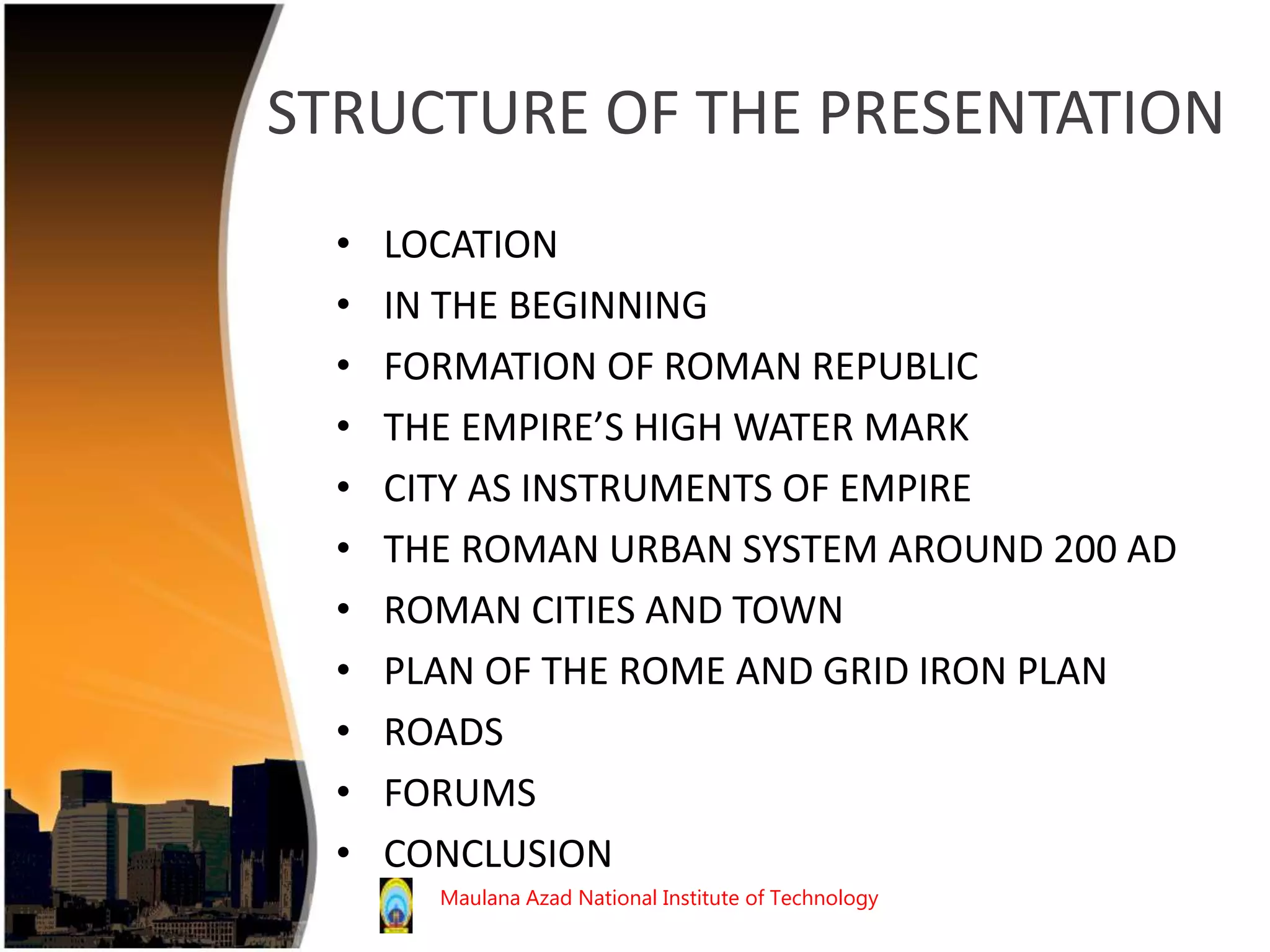 Roman civilisation | PPTX