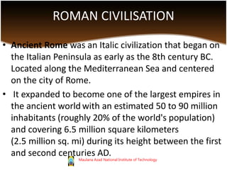 Roman civilisation | PPTX