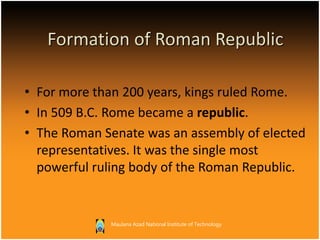 Roman civilisation | PPTX