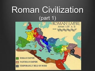 Roman civilization (Part 1) | PPT