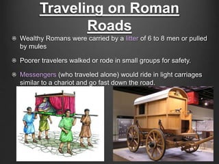 Ancient Roman Transportation Vehicles