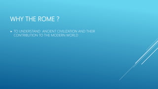 Roman civilization | PPT