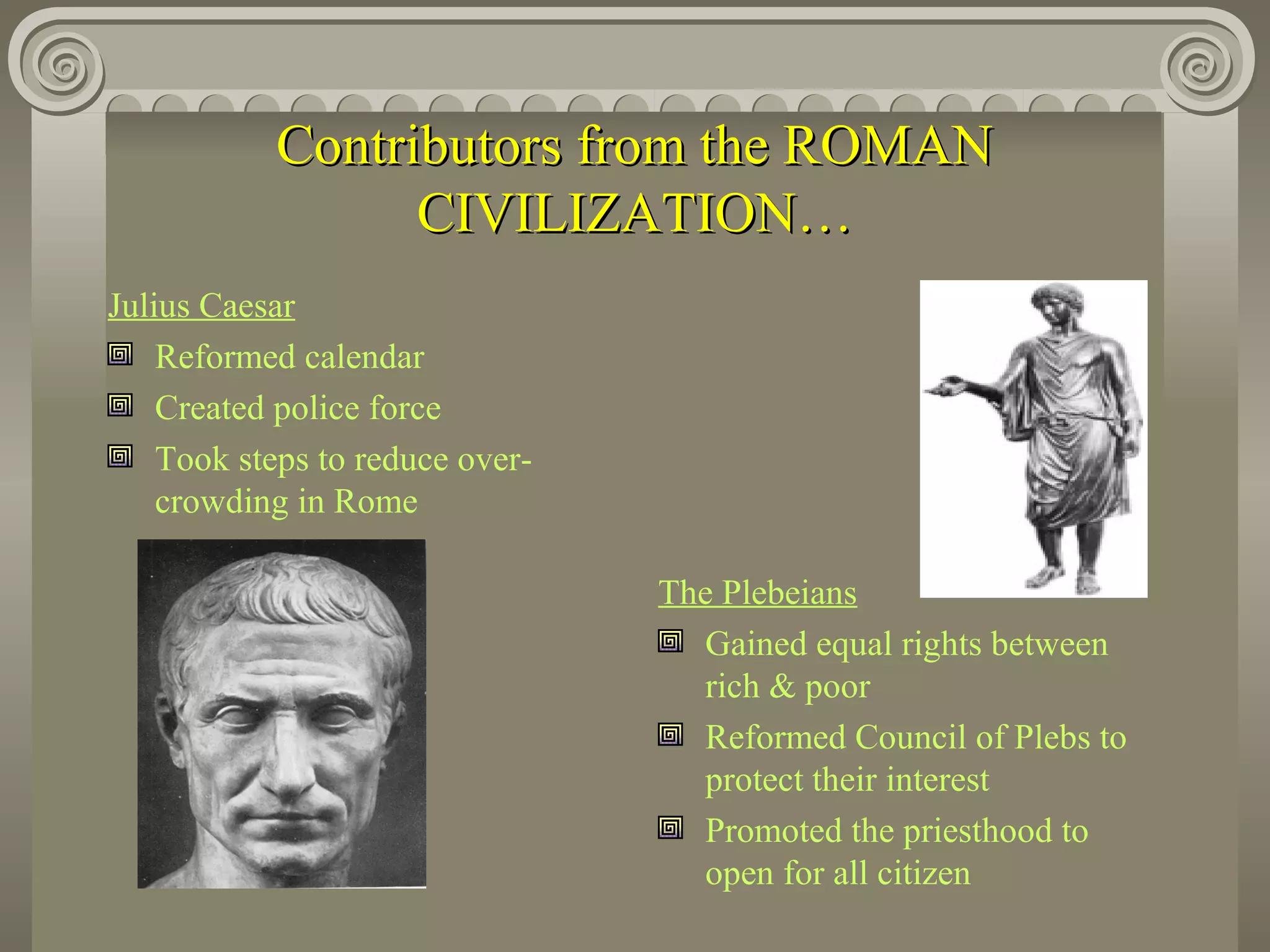 Roman civilization | PPT