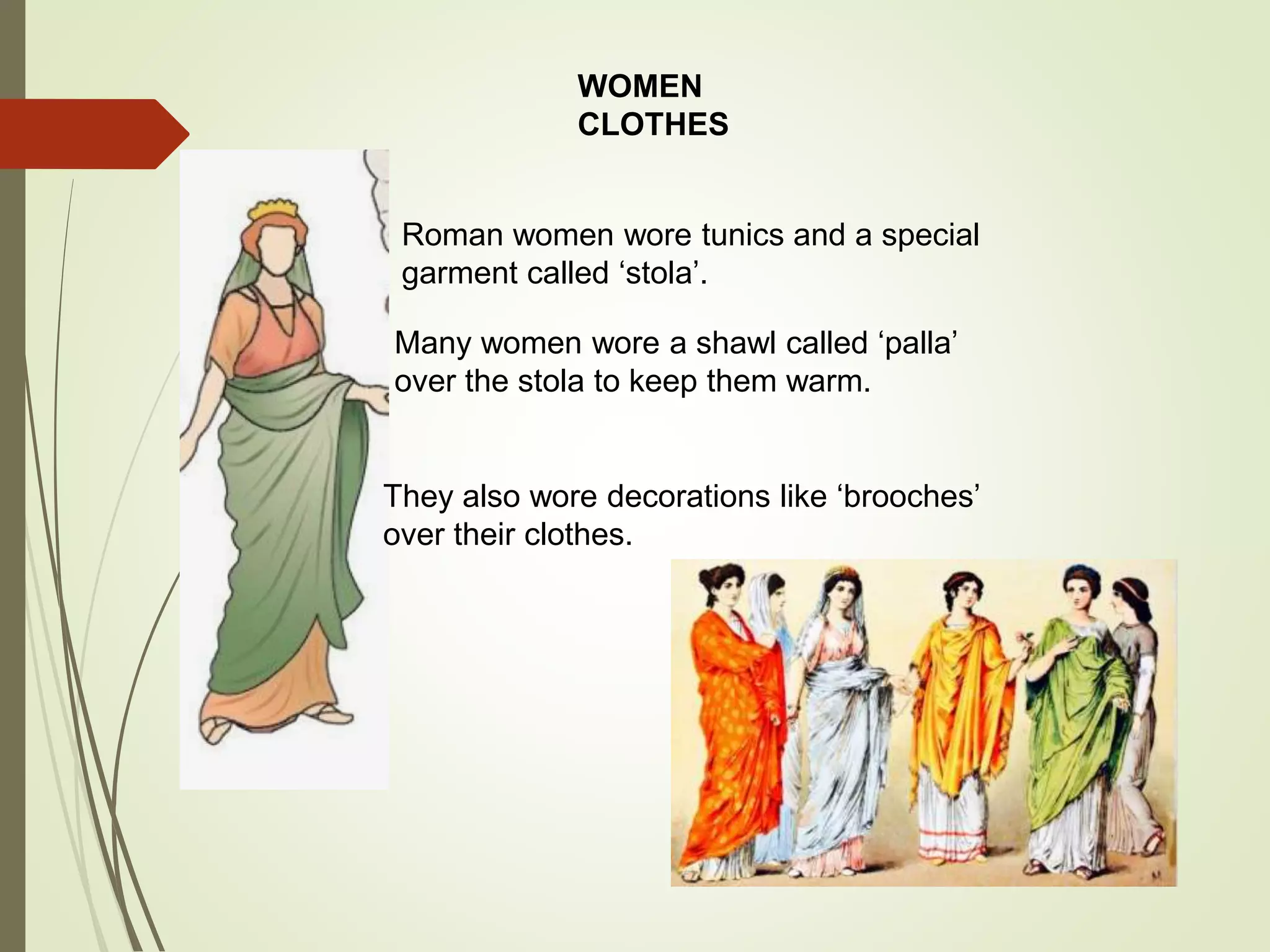 Roman clothes | PPT