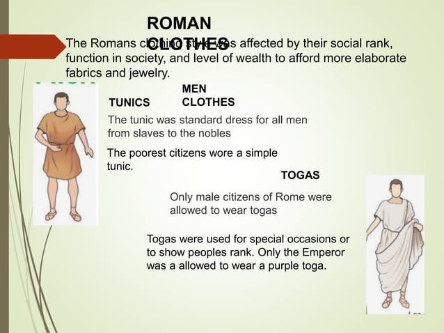 Roman clothes | PPT