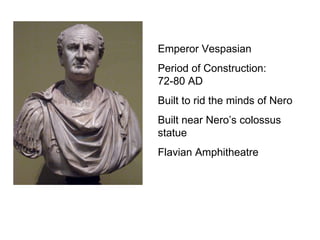 Roman colosseum | PPT | Geology | Science