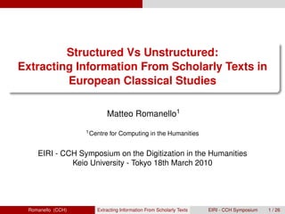 Romanello tokyo | PDF