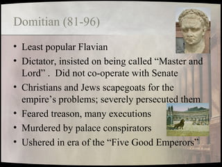 Roman Emperors (Julio-Flavian) | PPT