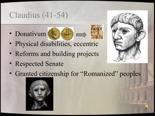 Roman Emperors (Julio-Flavian) | PPT