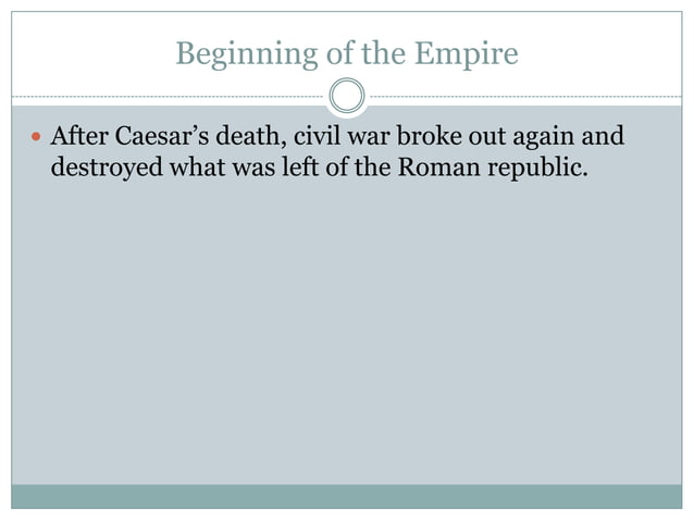 World History Chapter 6: Ancient Rome and Early Christianity | PPTX ...