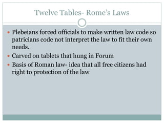 World History Chapter 6: Ancient Rome and Early Christianity | PPTX