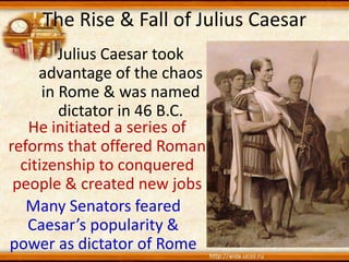 The Roman Empire: the Rise and Fall | PPT