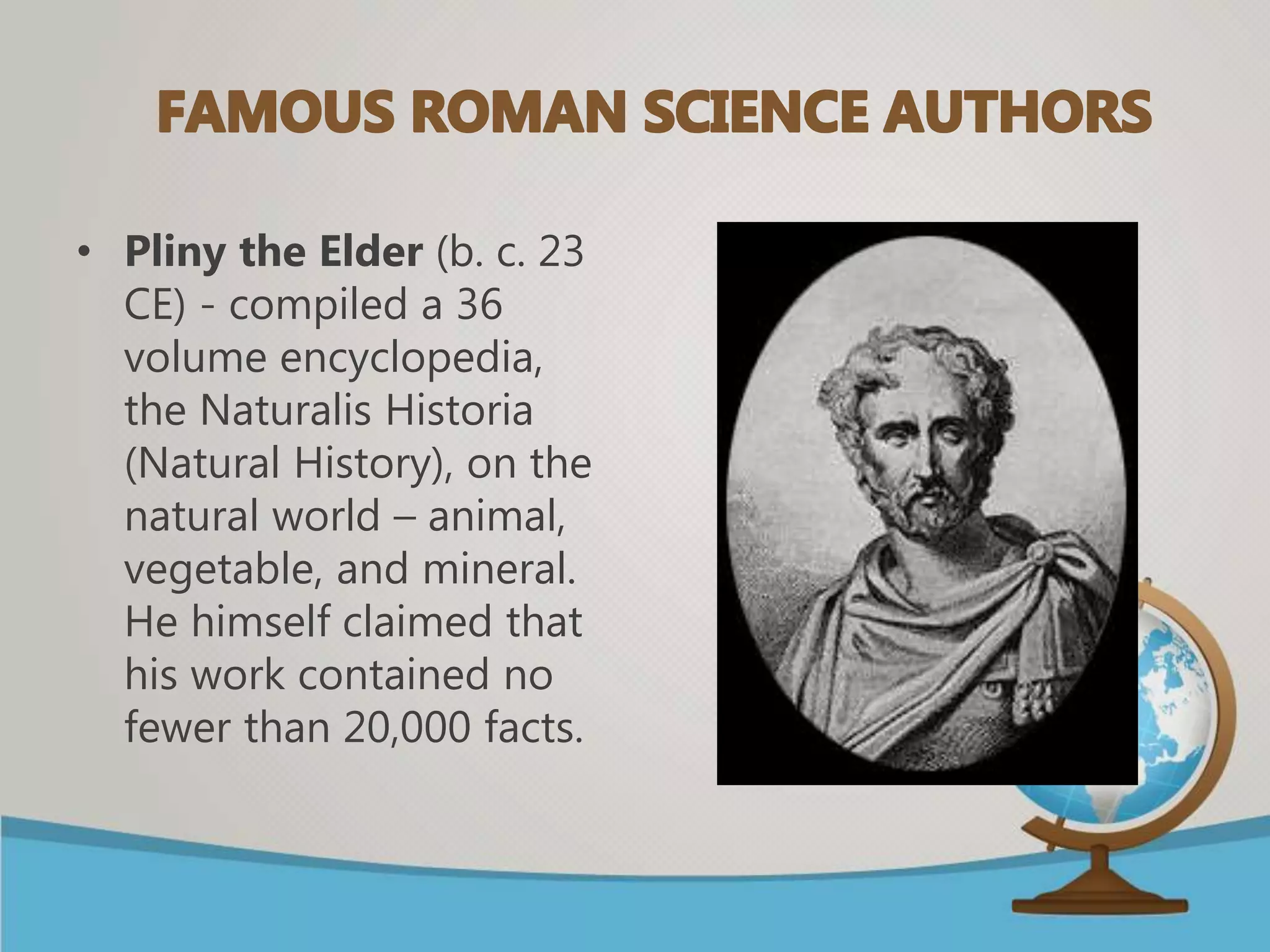 Science and Philosophy in the Roman Empire | PPTX