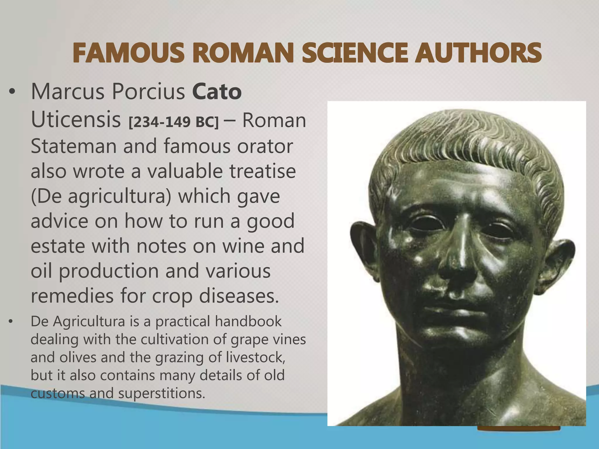 Science and Philosophy in the Roman Empire | PPTX
