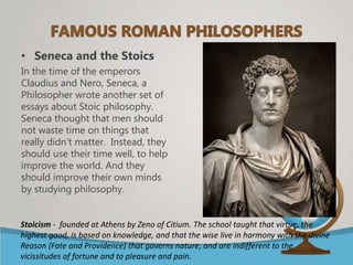 Science and Philosophy in the Roman Empire | PPTX