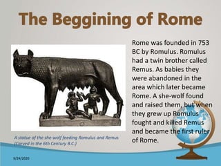 Science and Philosophy in the Roman Empire | PPTX