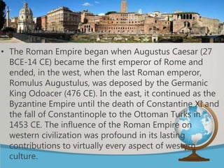 Science and Philosophy in the Roman Empire | PPTX