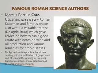 Science and Philosophy in the Roman Empire | PPTX