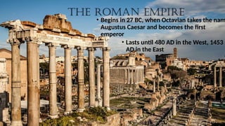 Roman Empire.pptx for class 2024 or 11 . | PPT