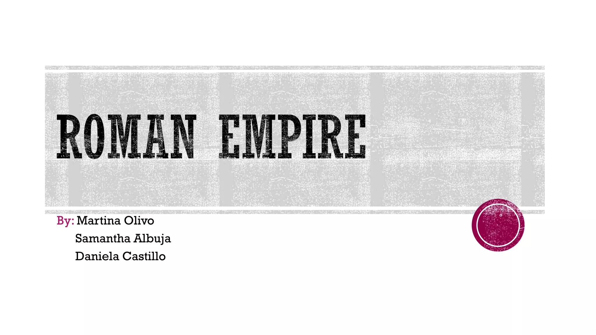 Roman empire social | PPTX