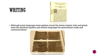 Roman empire social | PPTX