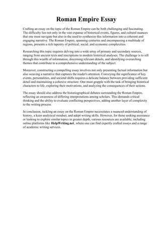 Roman Empire Essay.pdf
