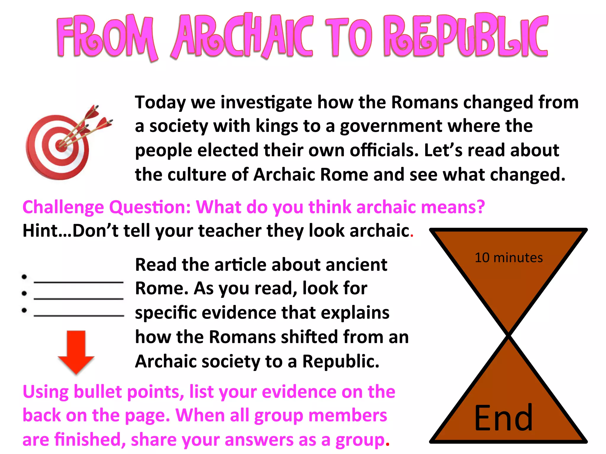 Roman empire lesson 2 the Roman Republic | PPT