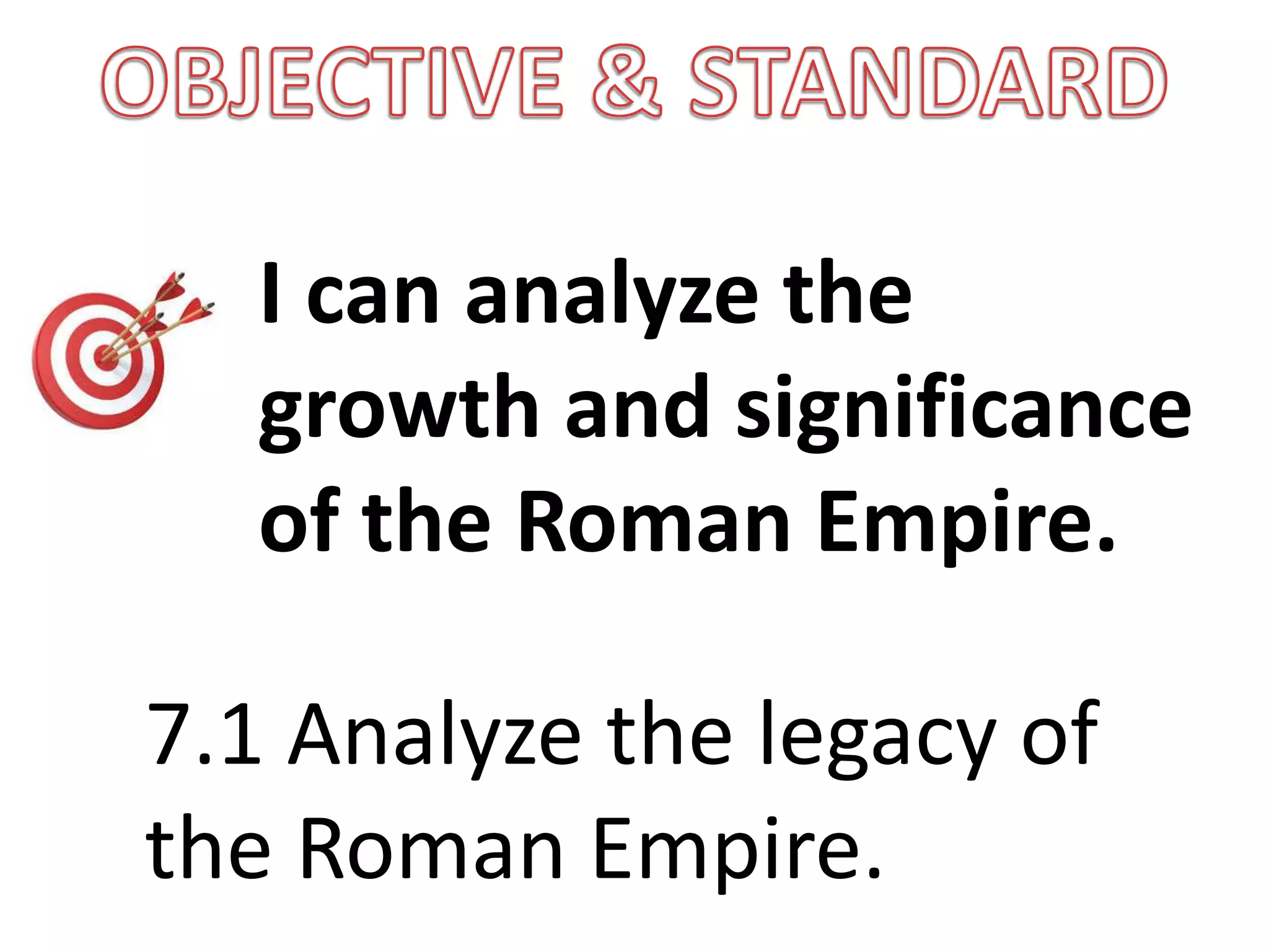 Roman empire lesson 3 republic to empire | PPTX