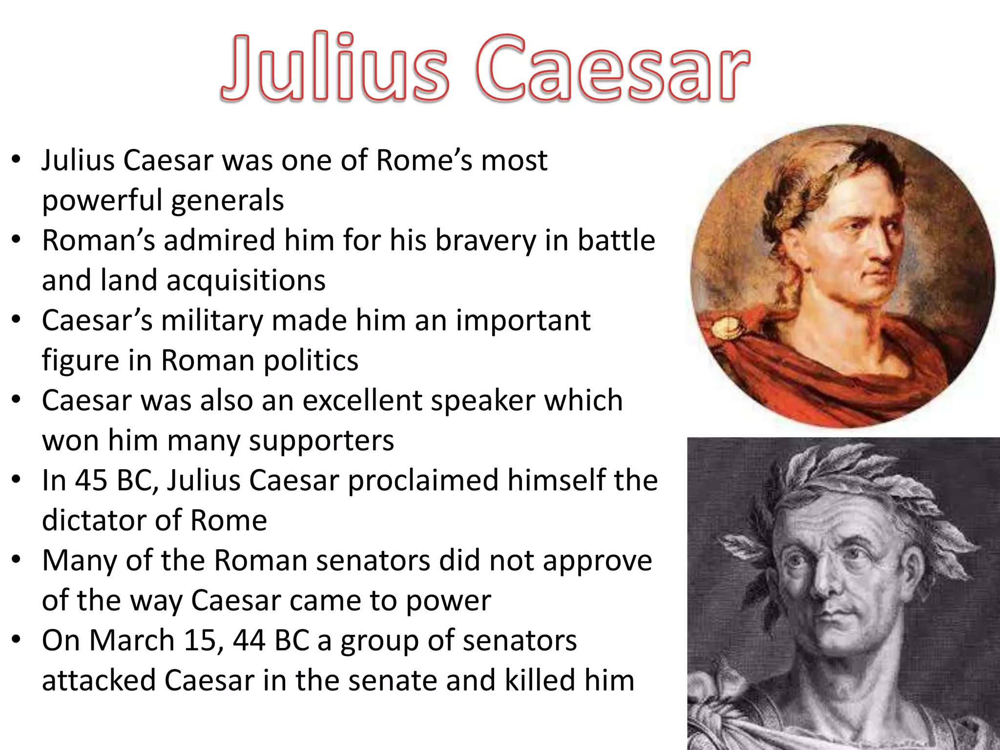 Roman empire lesson 3 republic to empire | PPTX