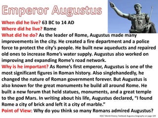 Roman empire lesson 3 republic to empire | PPTX