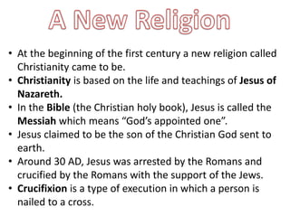 Roman empire lesson 4 rome & religion | PPT