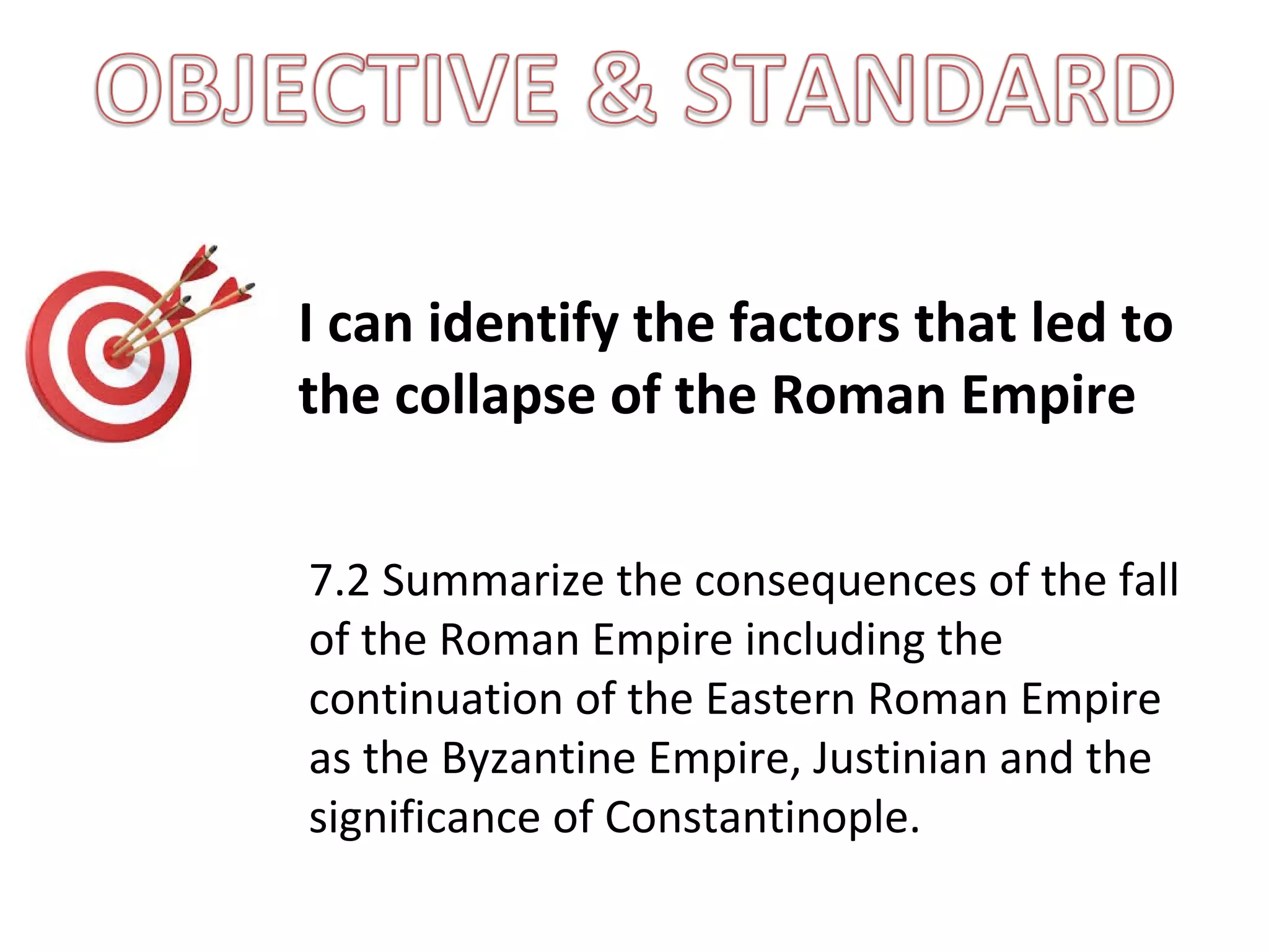 Roman empire lesson 5 fall of rome | PPT