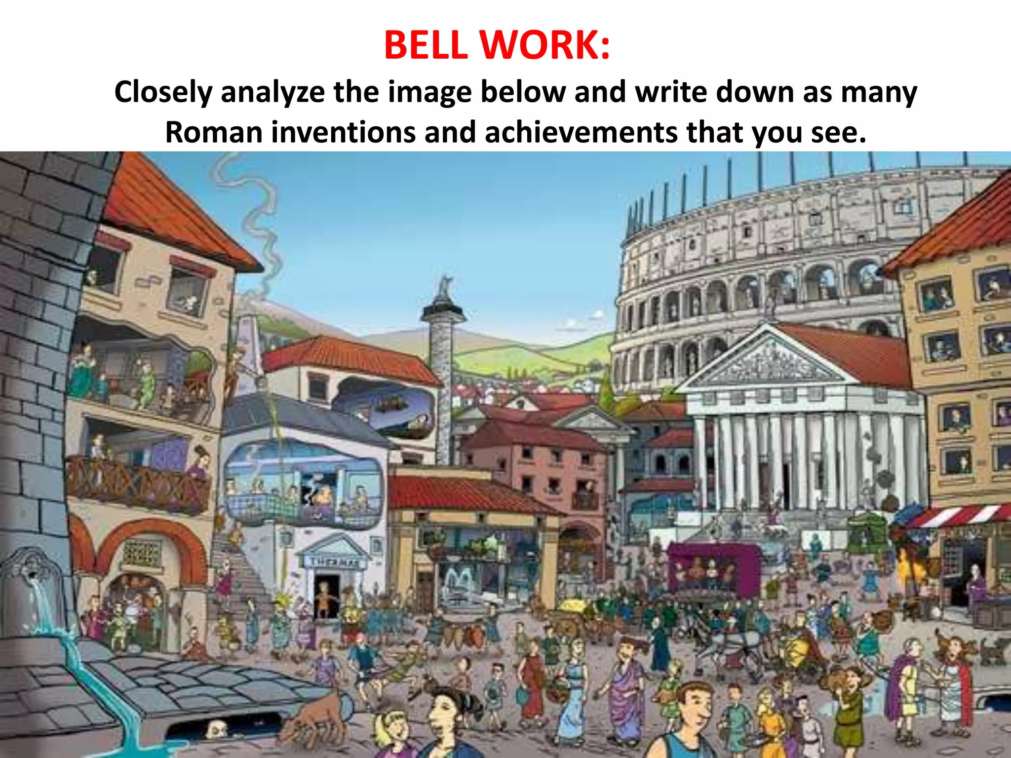 Roman empire lesson 6 roman achievements | PPTX