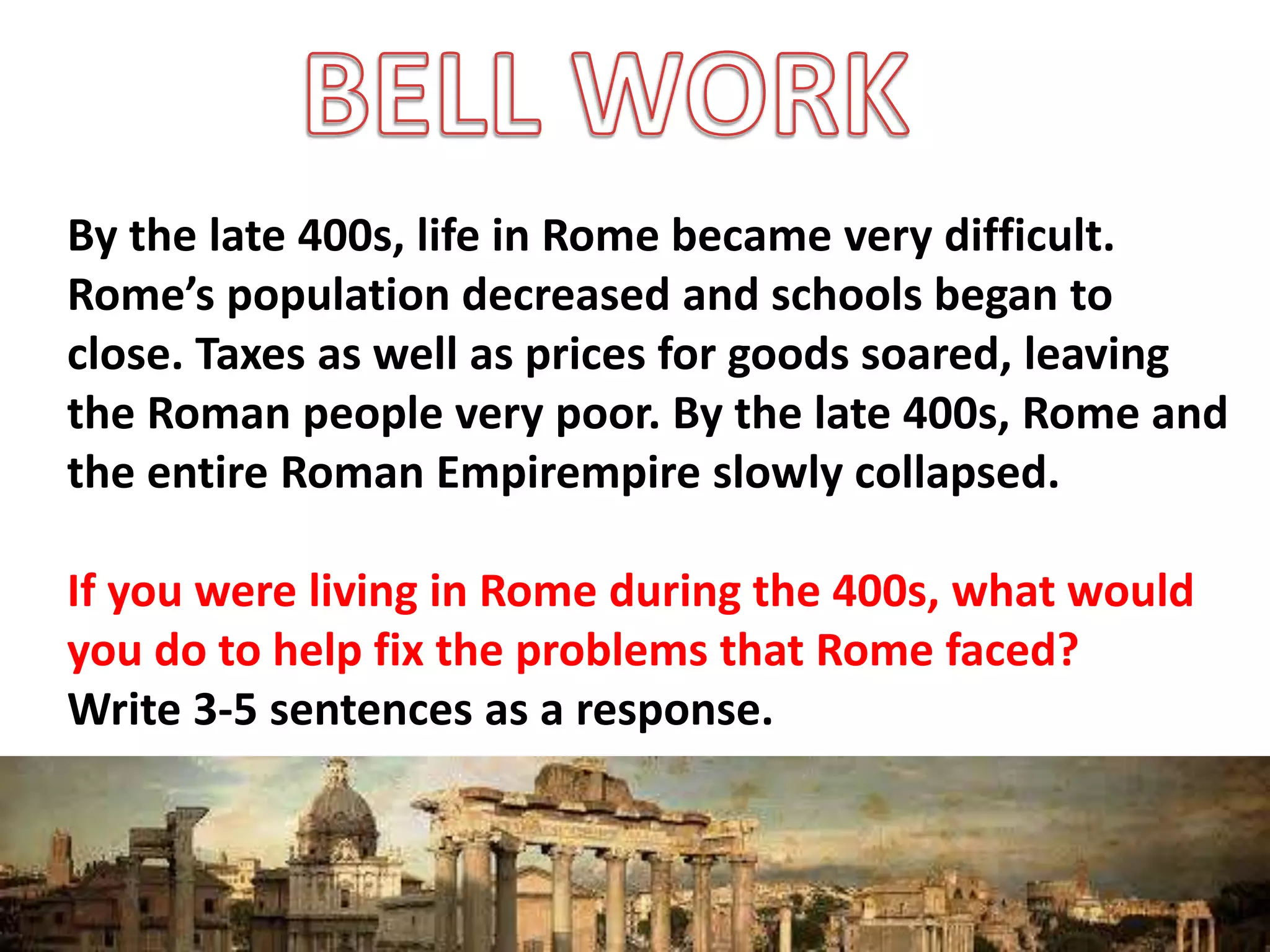 Roman empire lesson 8 byzantine empire | PPT