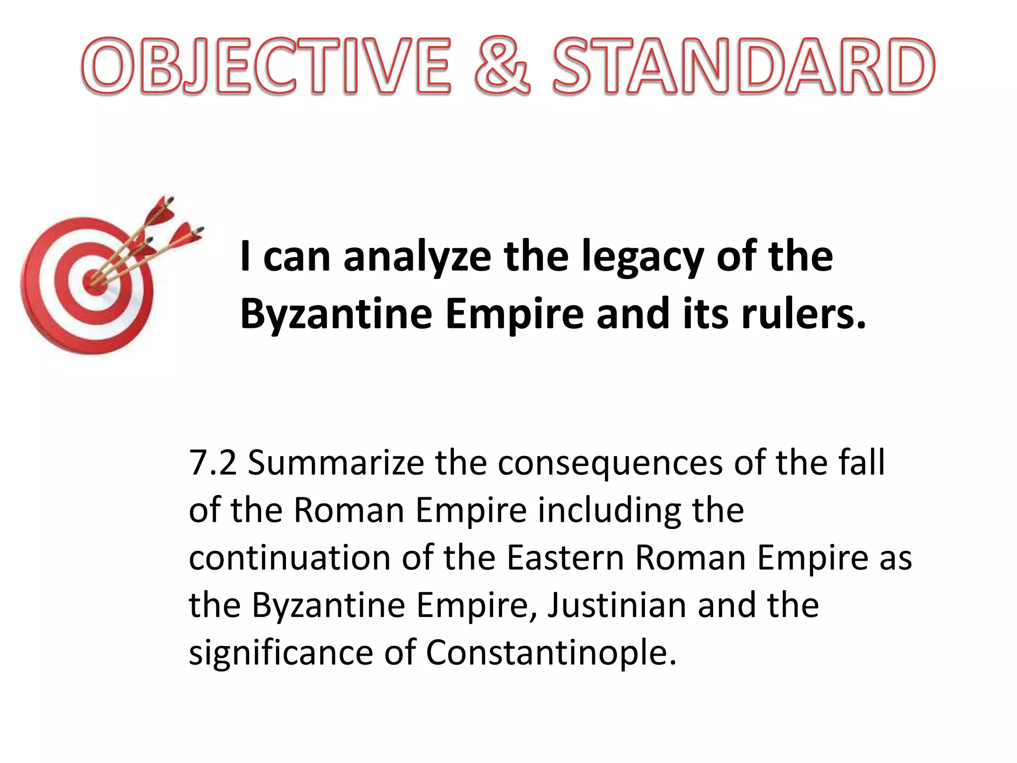 Roman empire lesson 8 byzantine empire | PPT