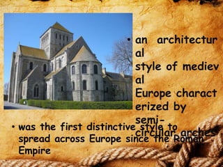 Romanesque and Gothic Architecture (Analysis, Info etc.) | PPT