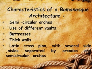 Romanesque and Gothic Architecture (Analysis, Info etc.) | PPT