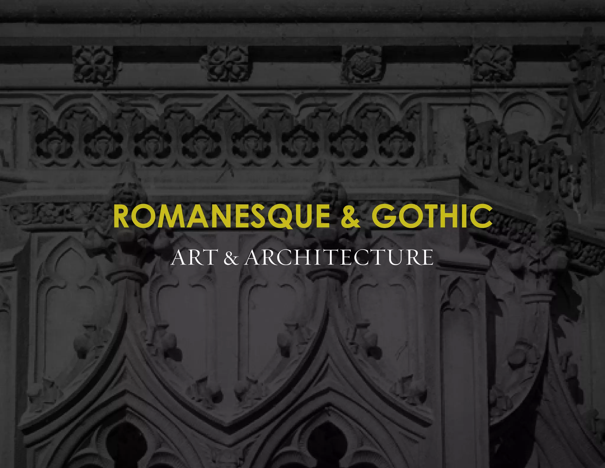Romanesque and Gothic art | PDF