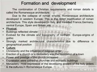 Romanesque arch mins | PPTX