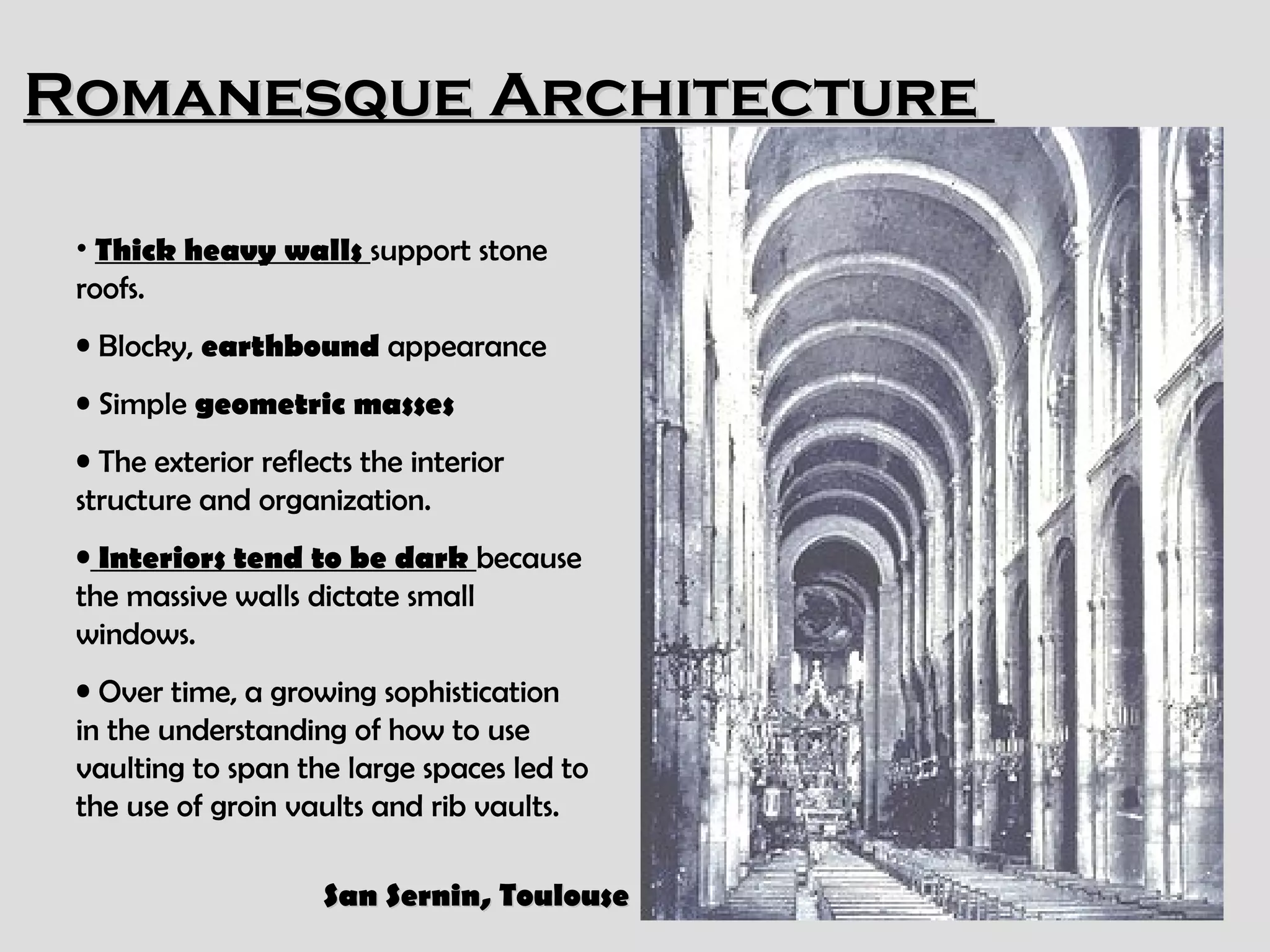 Romanesque architecture | PPT