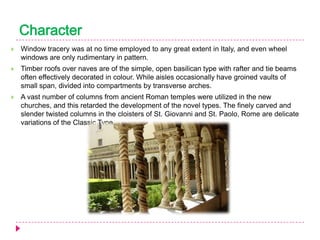 Romanesque Architecture in Italy | PPTX