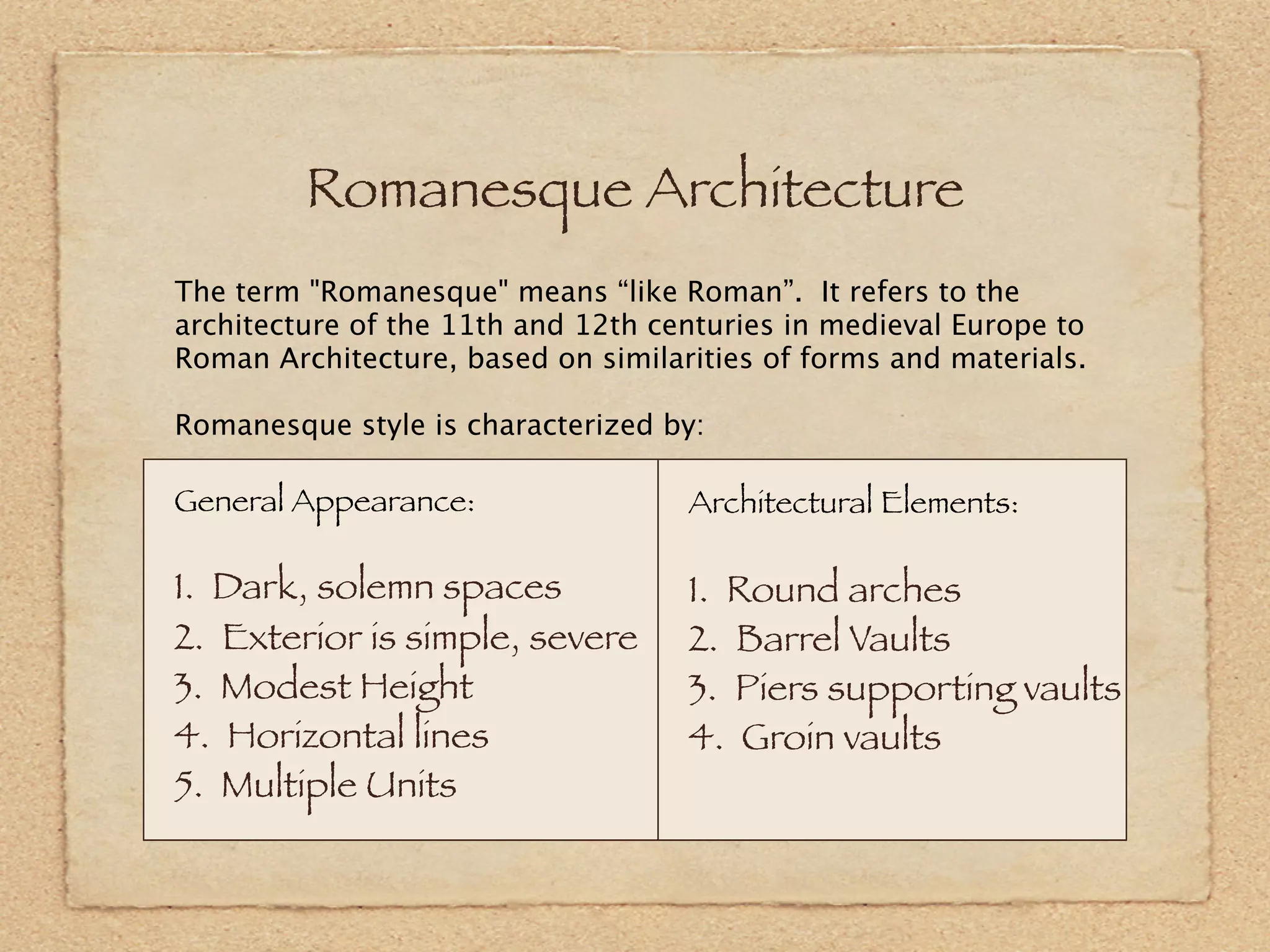 Romanesque churches | PDF