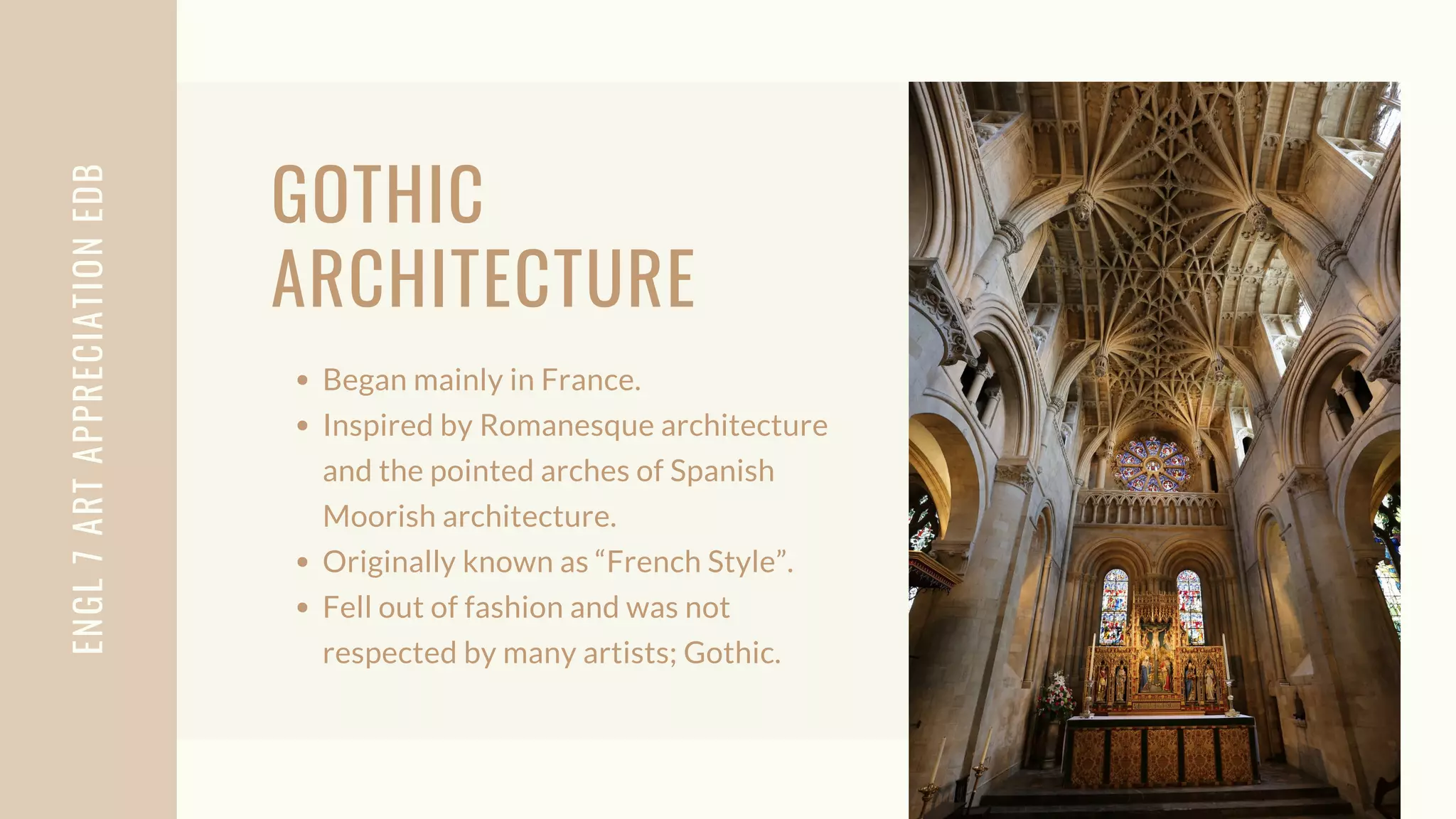 Romanesque vs. Gothic architecture | PDF