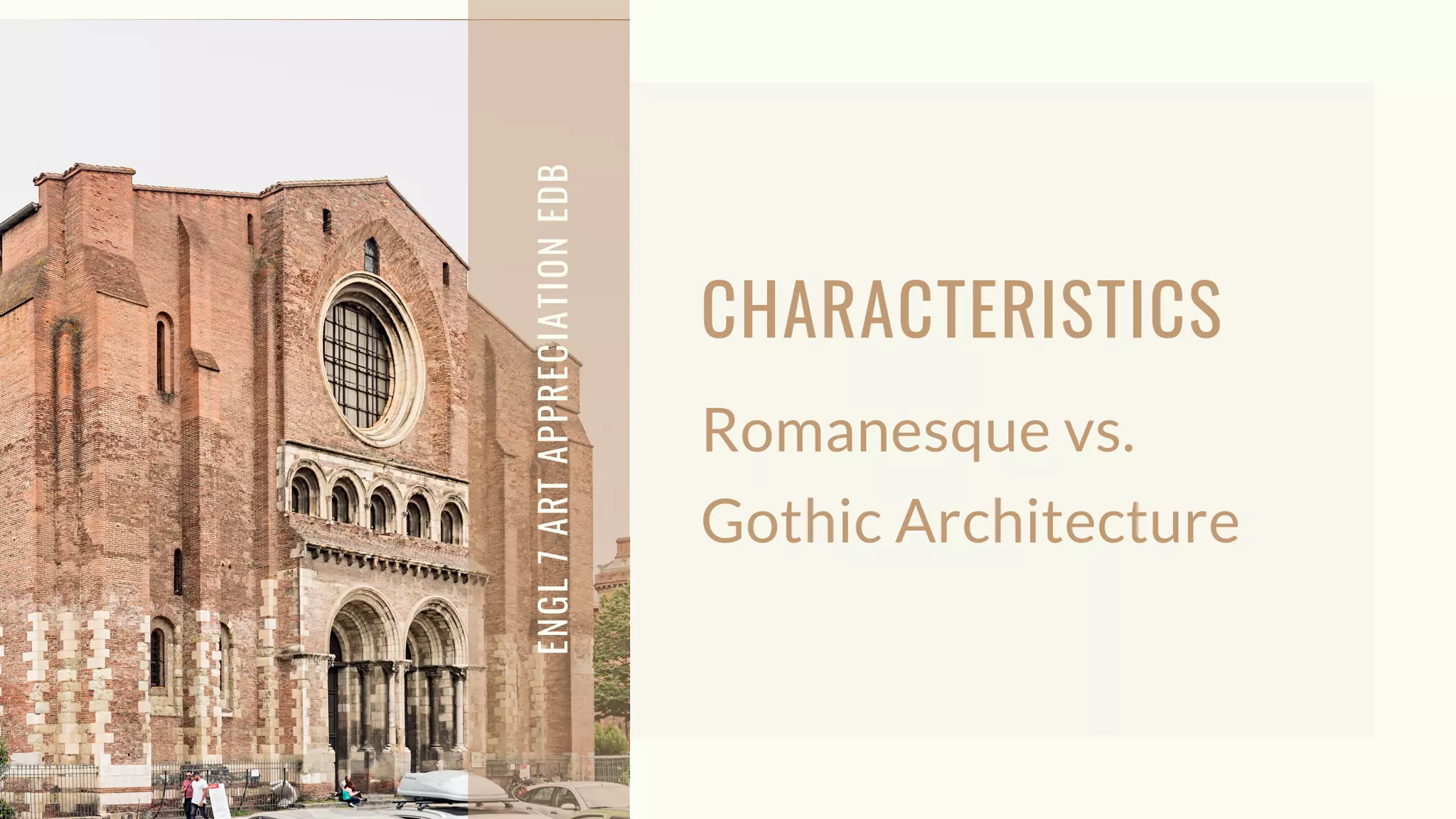 Romanesque vs. Gothic architecture | PDF