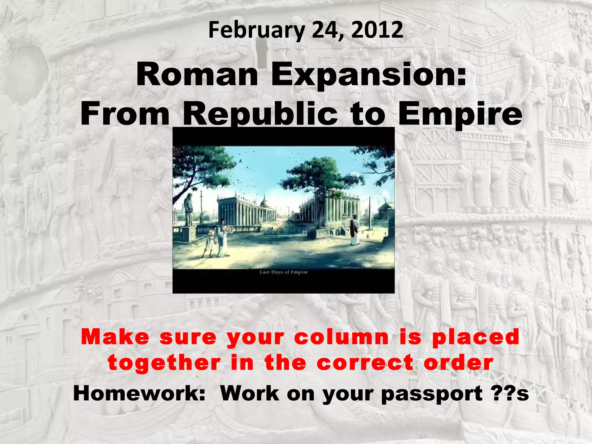 Roman expansion web | PPT