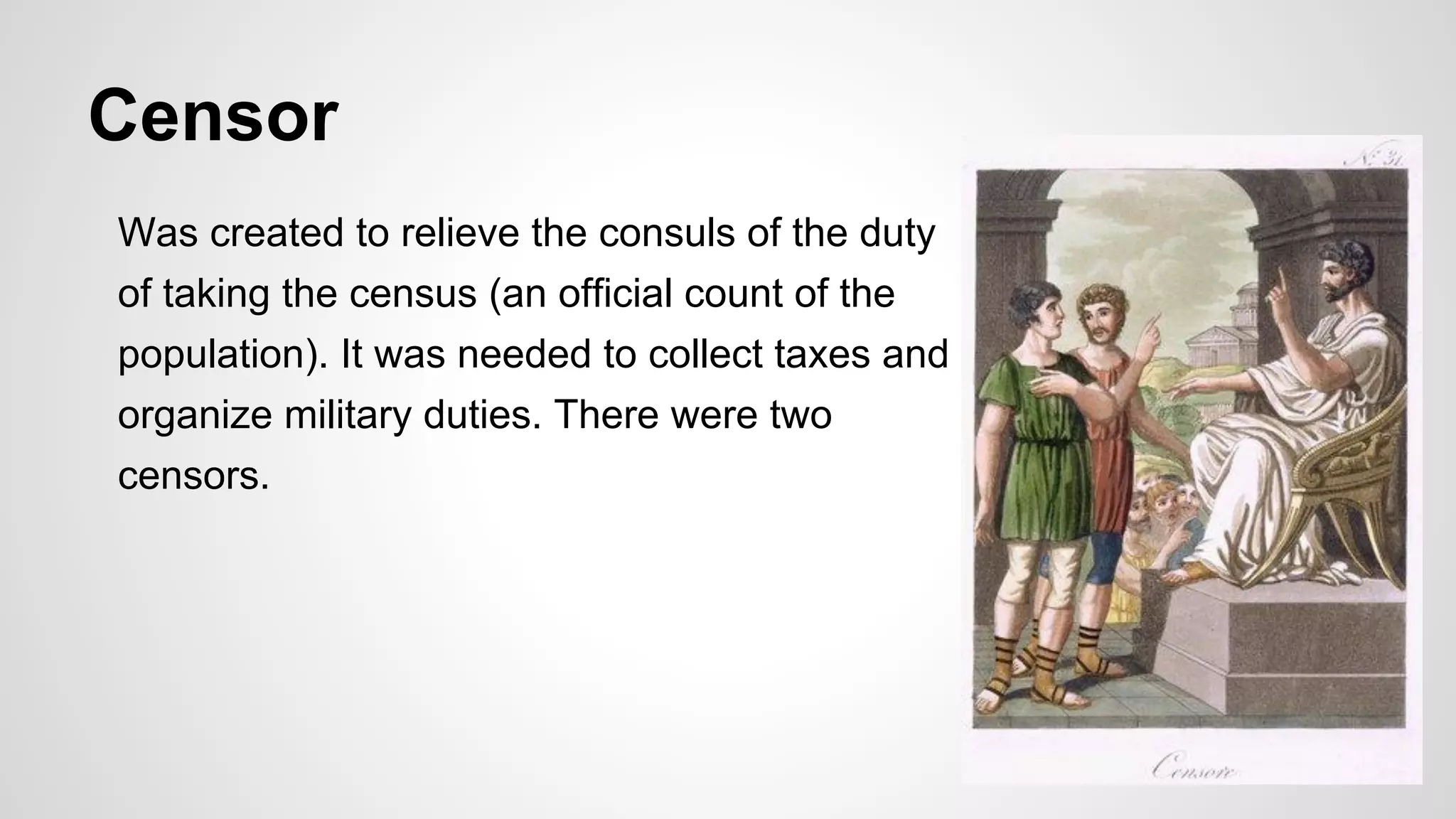 Roman Government Presentation | PDF